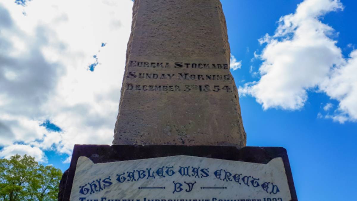 Eureka Stockade Memorial Gardens | Goldfields Guide