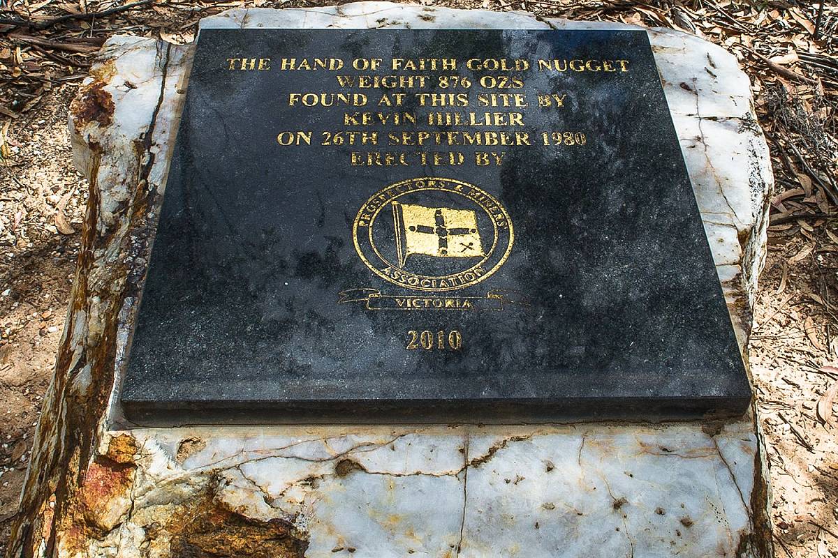 Hand of Faith Gold Nugget Discovery Site | Goldfields Guide