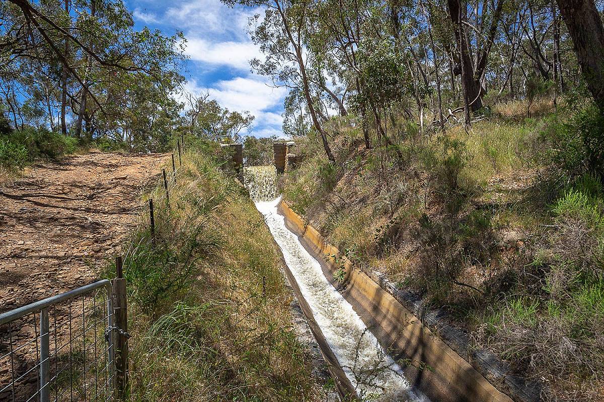 Coliban Channel Waterfalls and Dissipator | Goldfields Guide