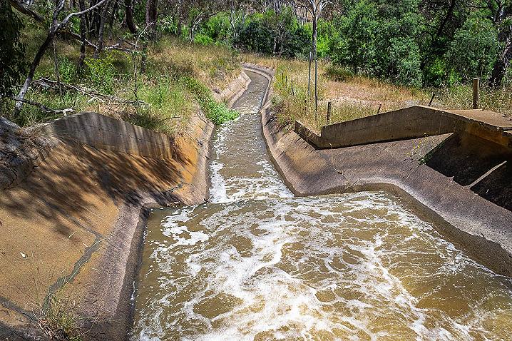 Coliban Channel Waterfalls and Dissipator | Goldfields Guide