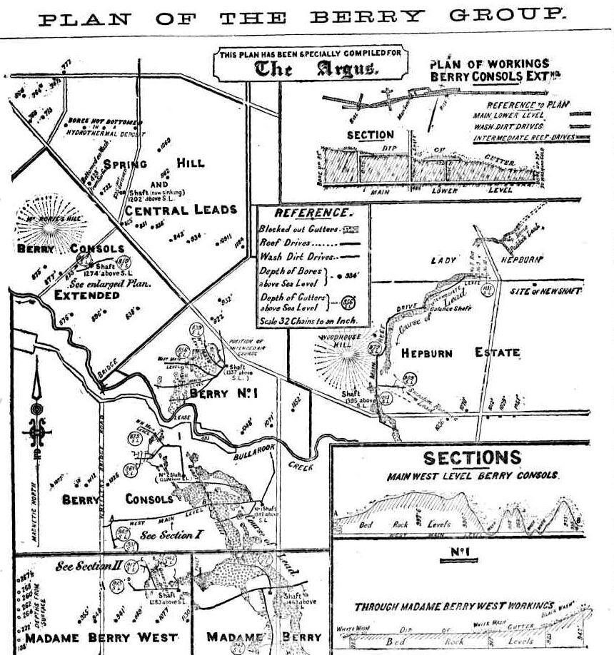 Berry No. 1 Deep Lead Gold Mine | Goldfields Guide