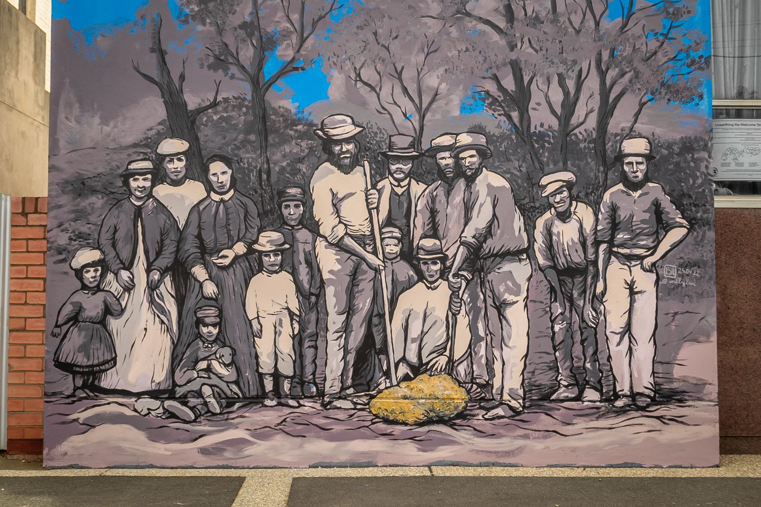 Welcome Stranger Mural | Goldfields Guide